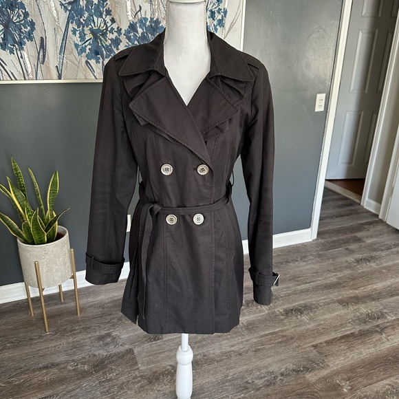 Express | Jackets & Coats | Black Express Trench Coat | Poshmark